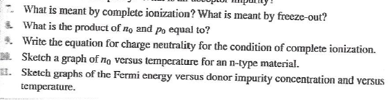 Solved What is meant by complete ionization? What is meant | Chegg.com