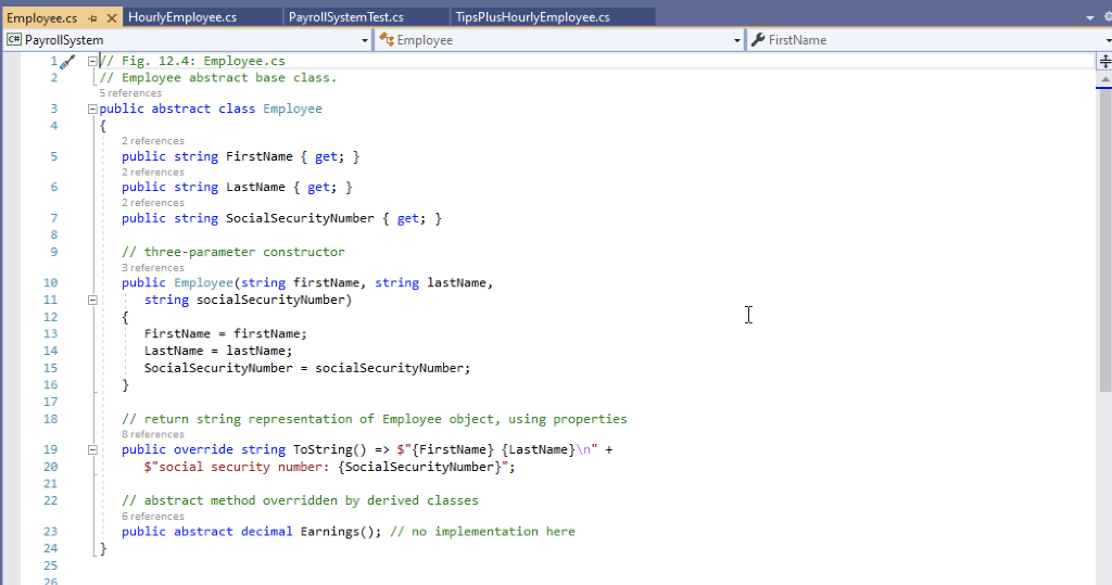 Employee.cs Commission Employee.cs Salaried | Chegg.com