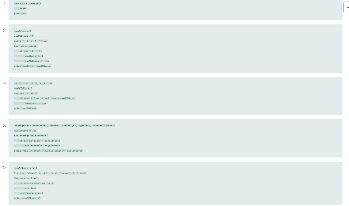 Solved In Exercises 30, 32, and 34 determine the output | Chegg.com