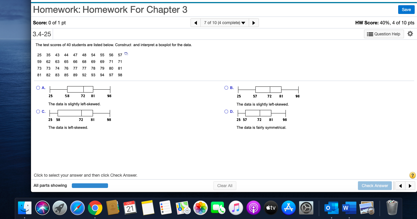 Solved Homework Homework For Chapter 3 Save Score 0 Of 1