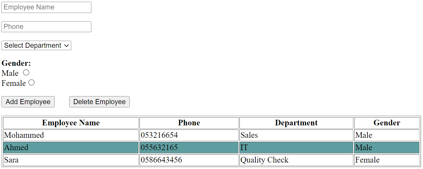 Solved Create a web page as shown below: When click on Add | Chegg.com