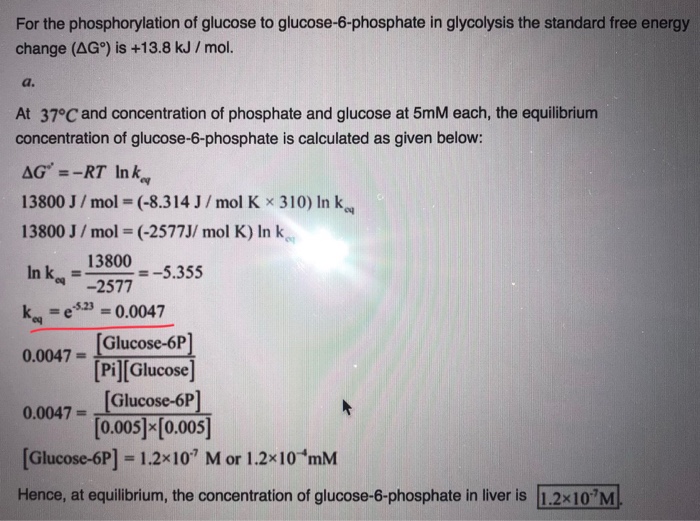 Basic math question relating to BIOCHEMISTRY, should | Chegg.com