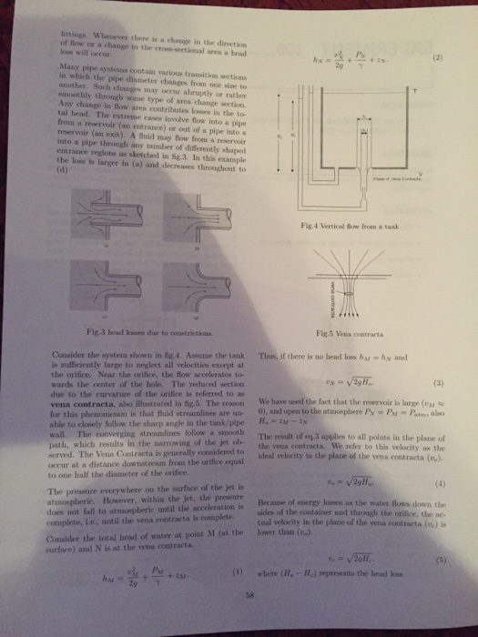 Solved EXPERIMENT 106 FLOW THROUGH AN ORIFICE A traverse | Chegg.com
