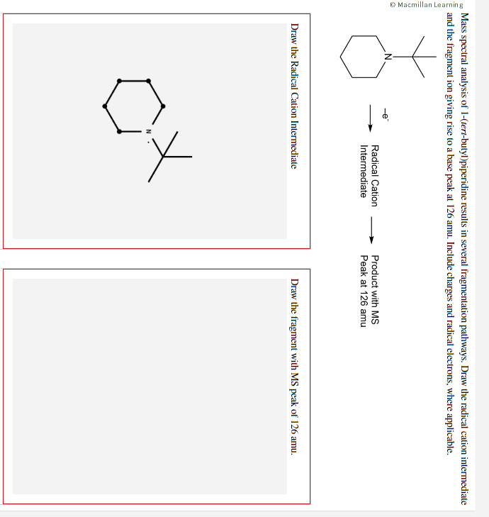 Solved Given the parent compound, draw the mass spectrum | Chegg.com