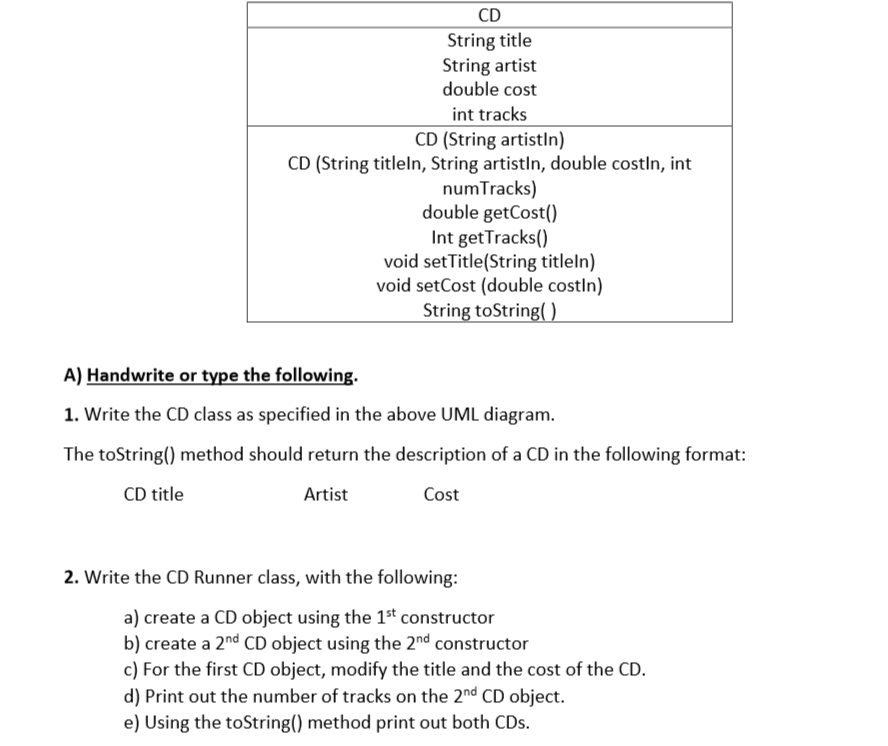Solved hello pls help with java assignment, don't use | Chegg.com