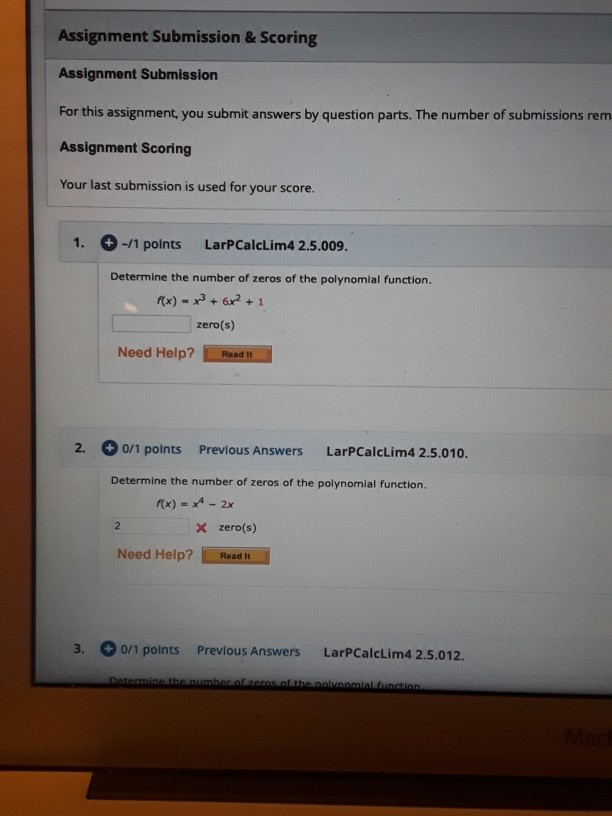 Solved Assignment Submission & Scoring Assignment Submission | Chegg.com