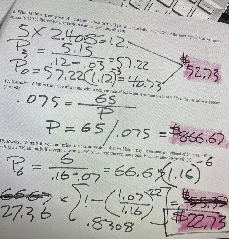Solved 8 Can someone explain how to do #18 only please? | Chegg.com