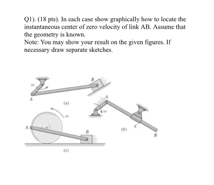 Solved Q1). (18 pts). In each case show graphically how to | Chegg.com