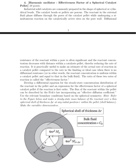 Solved [Harmonic oscillator - Effectiveness Factor of a | Chegg.com