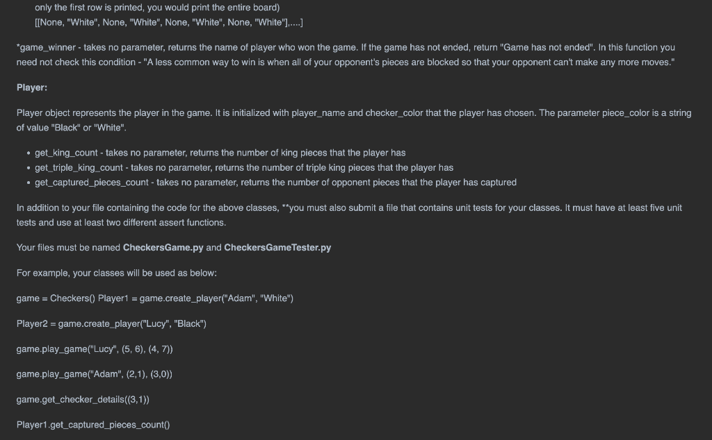 Solved portfolio-project For this project you will write a | Chegg.com