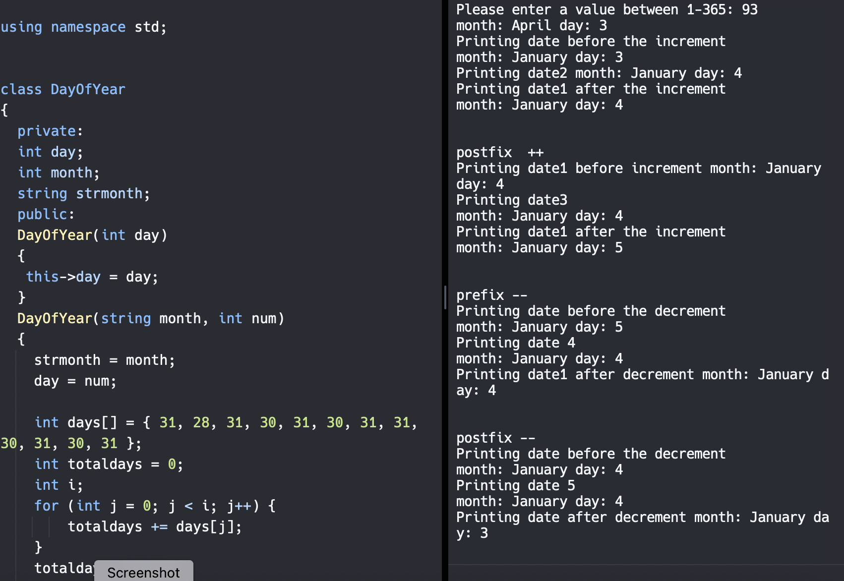 Solved When I am working on this program, the increment and | Chegg.com