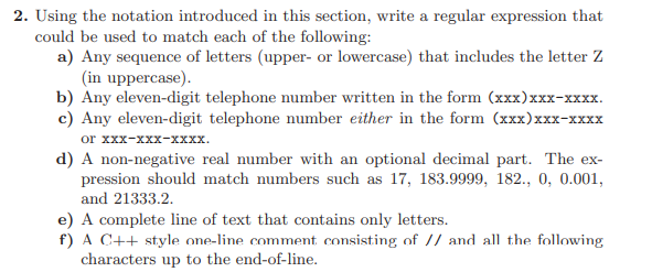 Solved 2. Using the notation introduced in this section, | Chegg.com