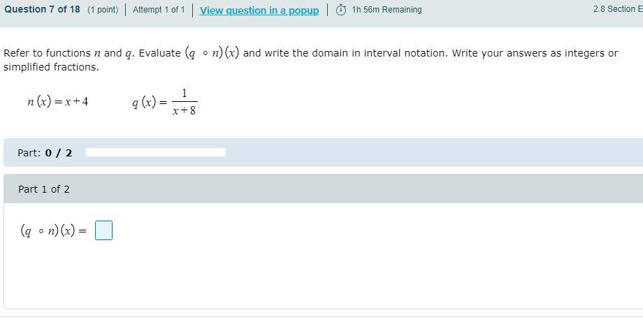 Solved Question 7 Of 18 1 Point Attempt 1 Of 1 View