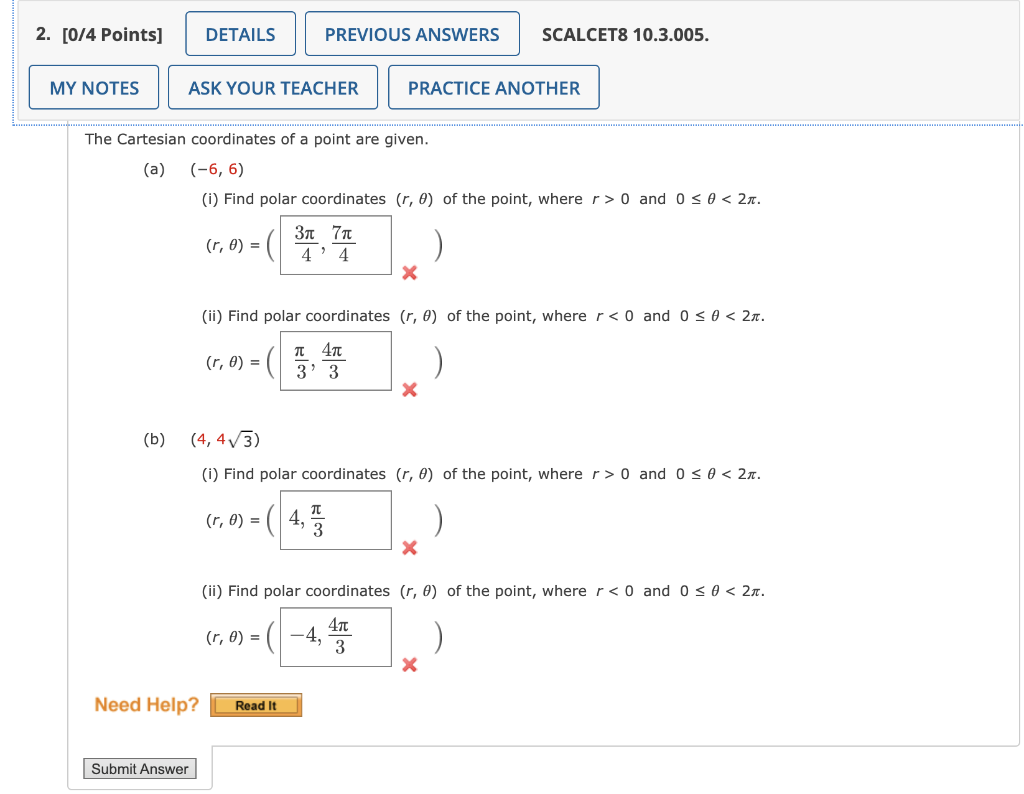 Solved 7. [0/1 Points] DETAILS PREVIOUS ANSWERS SCALCET8 | Chegg.com