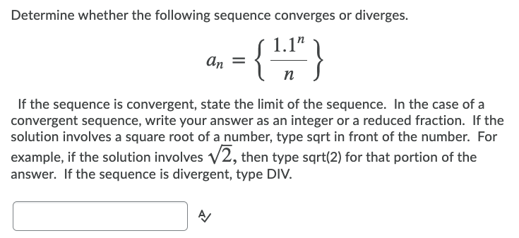 Solved Determine whether the following sequence converges or | Chegg.com