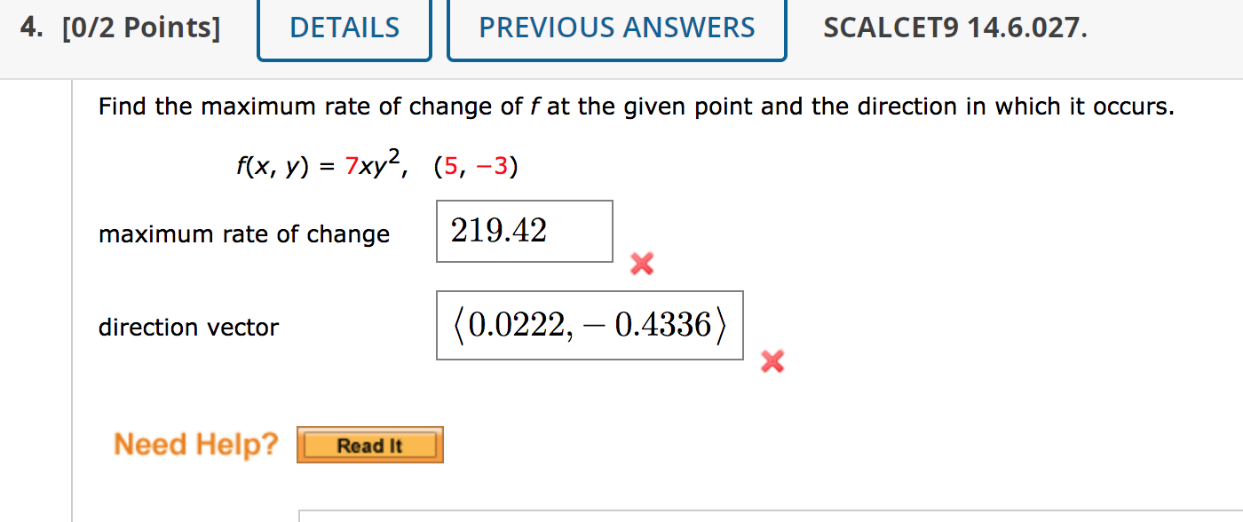 Solved Find the maximum rate of change of f at the given | Chegg.com
