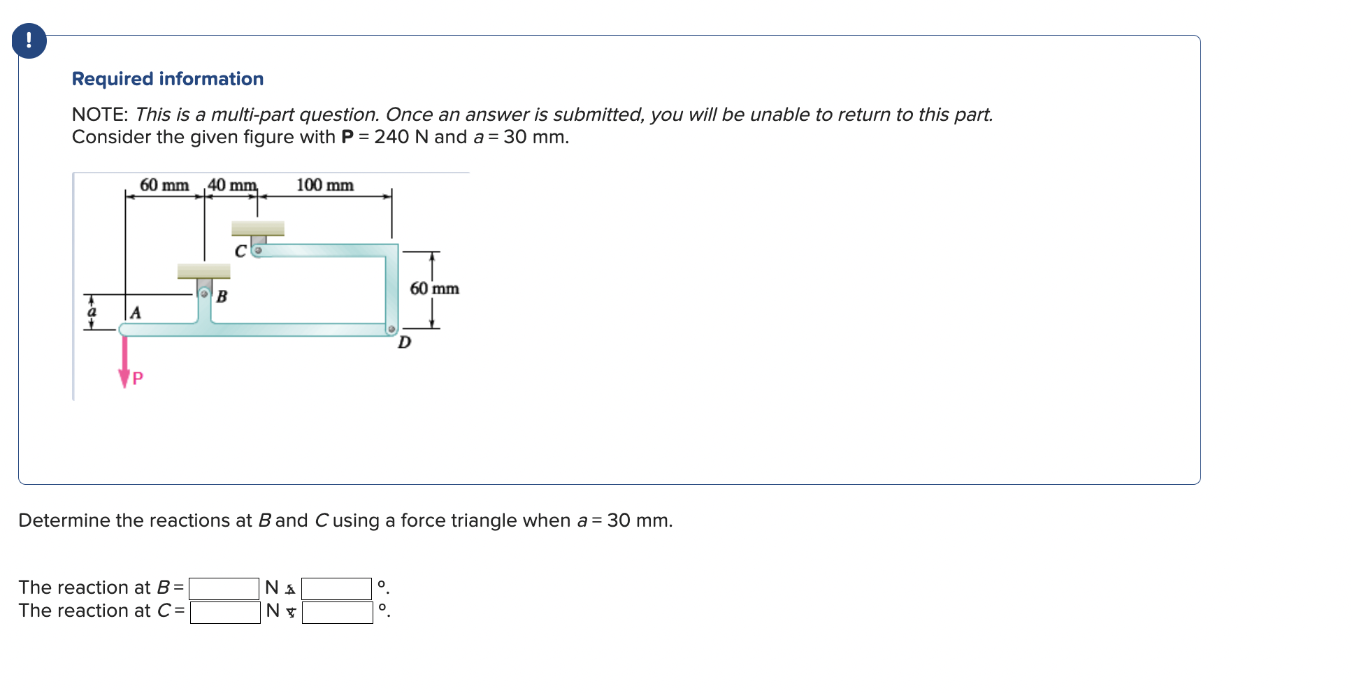 Solved Required information NOTE: This is a multi-part | Chegg.com