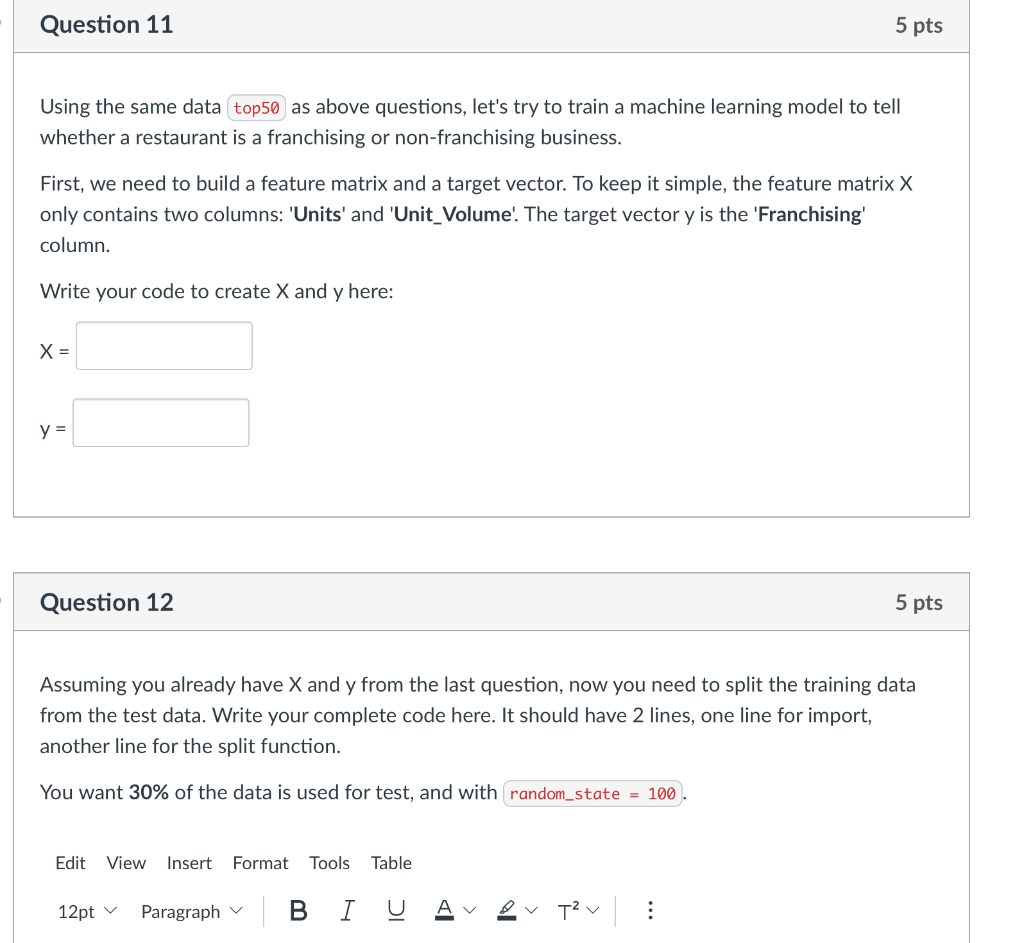 Solved Using the same data as above questions, let's try to | Chegg.com