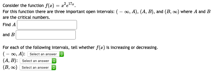 Solved The function f(x) = 3x + 7x-1 has one local minimum | Chegg.com
