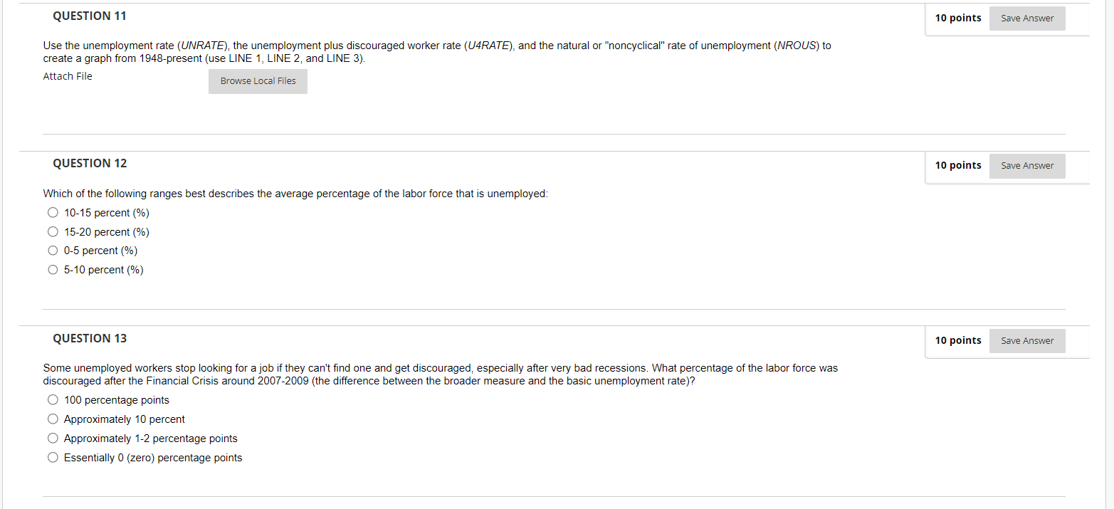Solved QUESTION 1 Use the total unfilled job vacancies for | Chegg.com