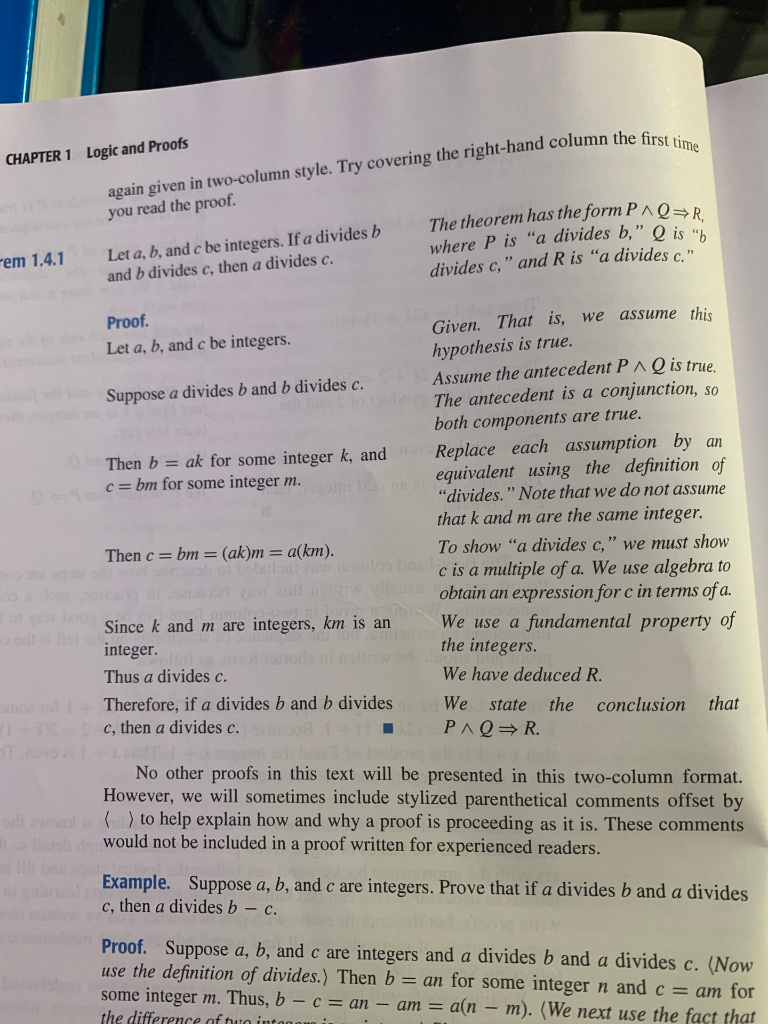 Solved Prove using only the definitions of divisibility and | Chegg.com