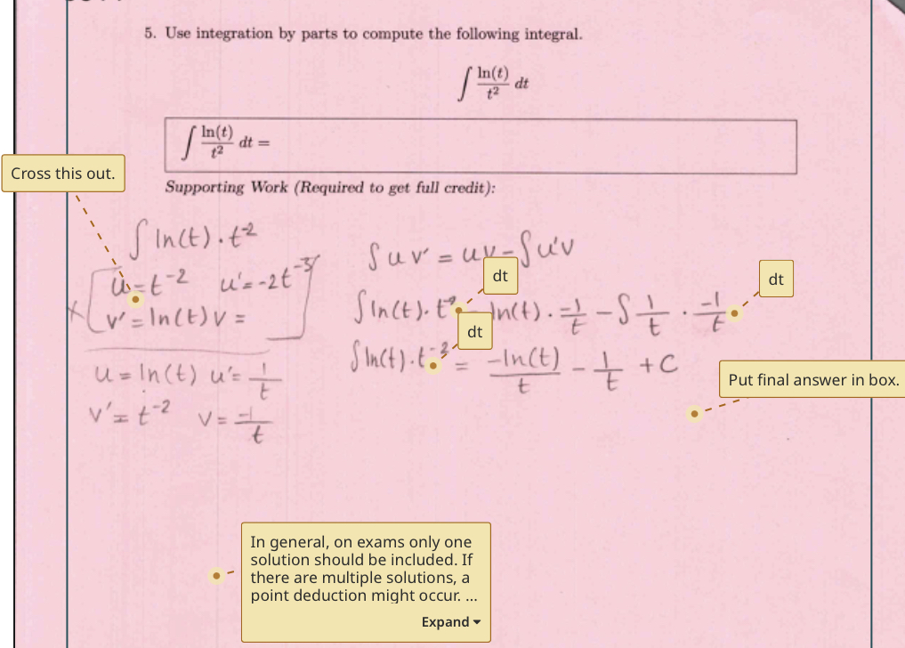 Solved Use integration by parts to compute the following | Chegg.com