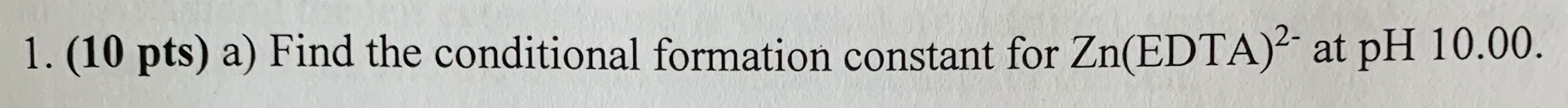 Solved 1. (10 pts) a) Find the conditional formation | Chegg.com