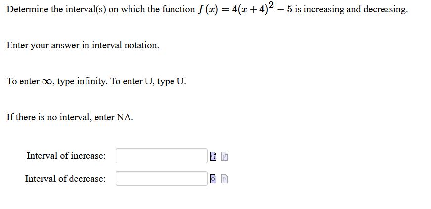 Solved Determine the interval(s) ﻿on which the function | Chegg.com