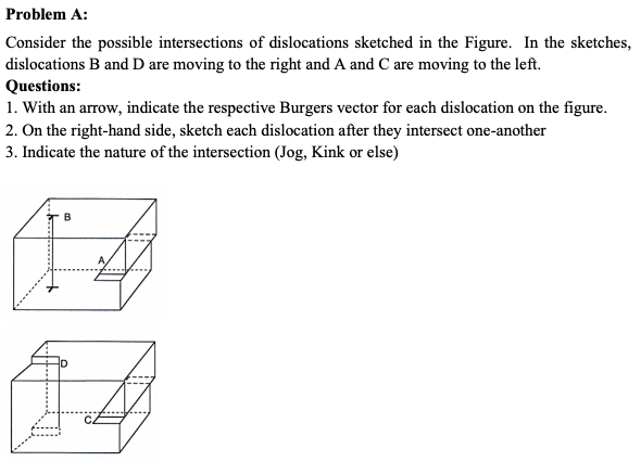 Problem A: Consider the possible intersections of | Chegg.com