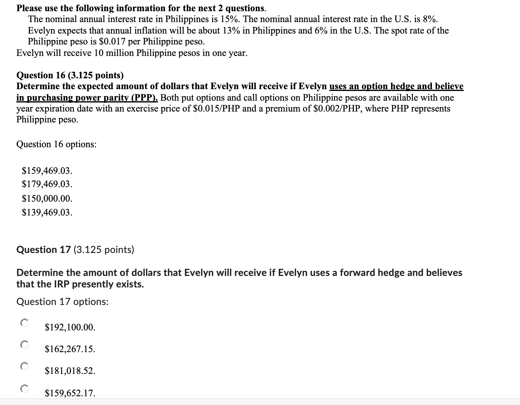 Solved Please use the following information for the next 2 | Chegg.com