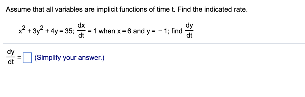 Solved Assume that all variables are implicit functions of | Chegg.com