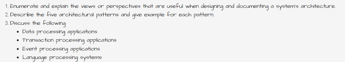 Solved 1. Enumerate and explain the views or perspectives | Chegg.com