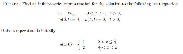 Solved [10 marks] Find an infinite-series representation for | Chegg.com
