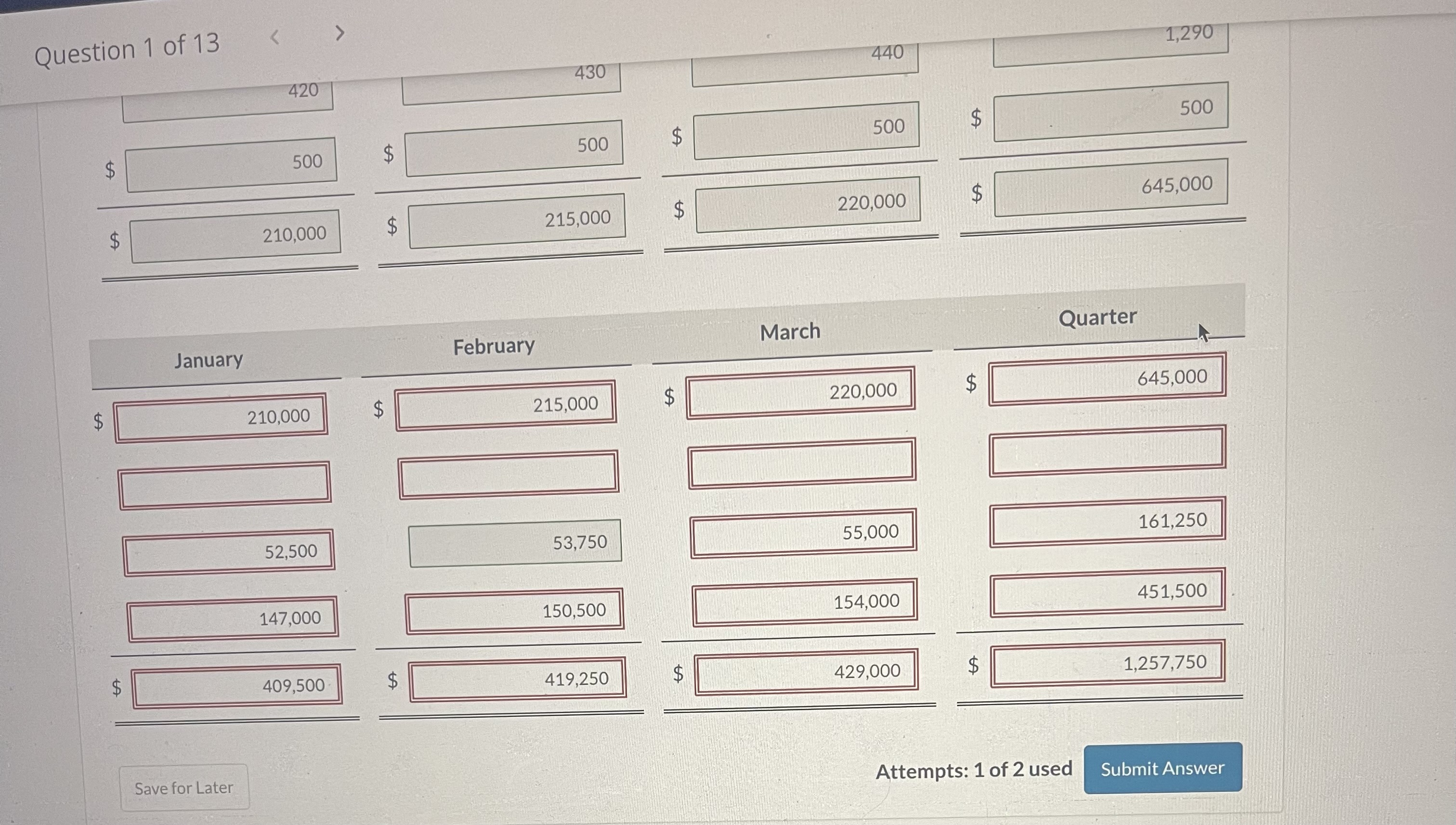 Prepare the schedule of COGS for Blossom's first | Chegg.com