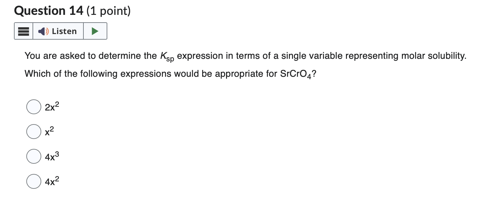 Solved You are asked to determine the Ksp expression in | Chegg.com