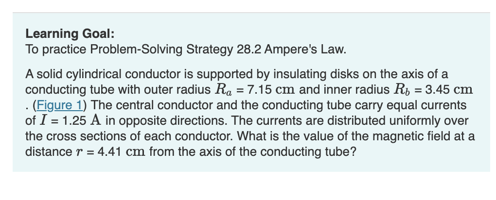 Solved Learning Goal: To practice Problem-Solving Strategy | Chegg.com