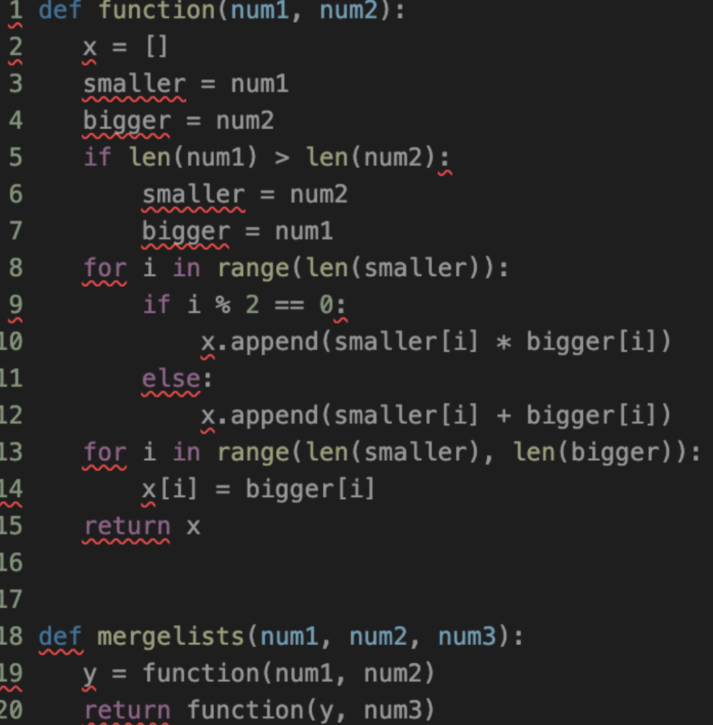 Solved INTRO CODE DEBUGGING; NO LAMDA, NO MATH OPERATIONS | Chegg.com