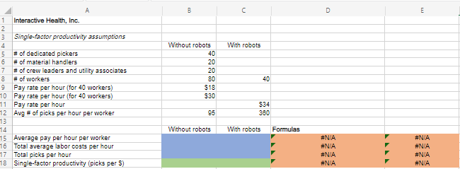 Solved Calculate productivity for the private warehouse | Chegg.com
