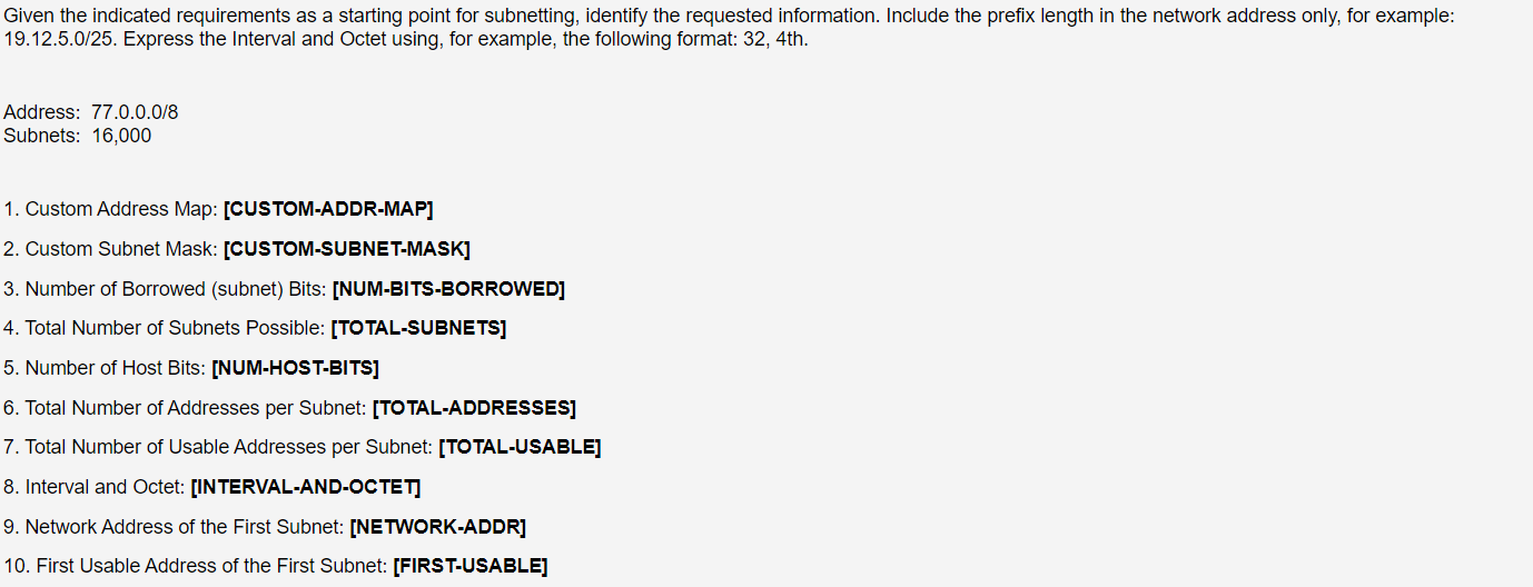 Solved Given the indicated requirements as a starting point | Chegg.com