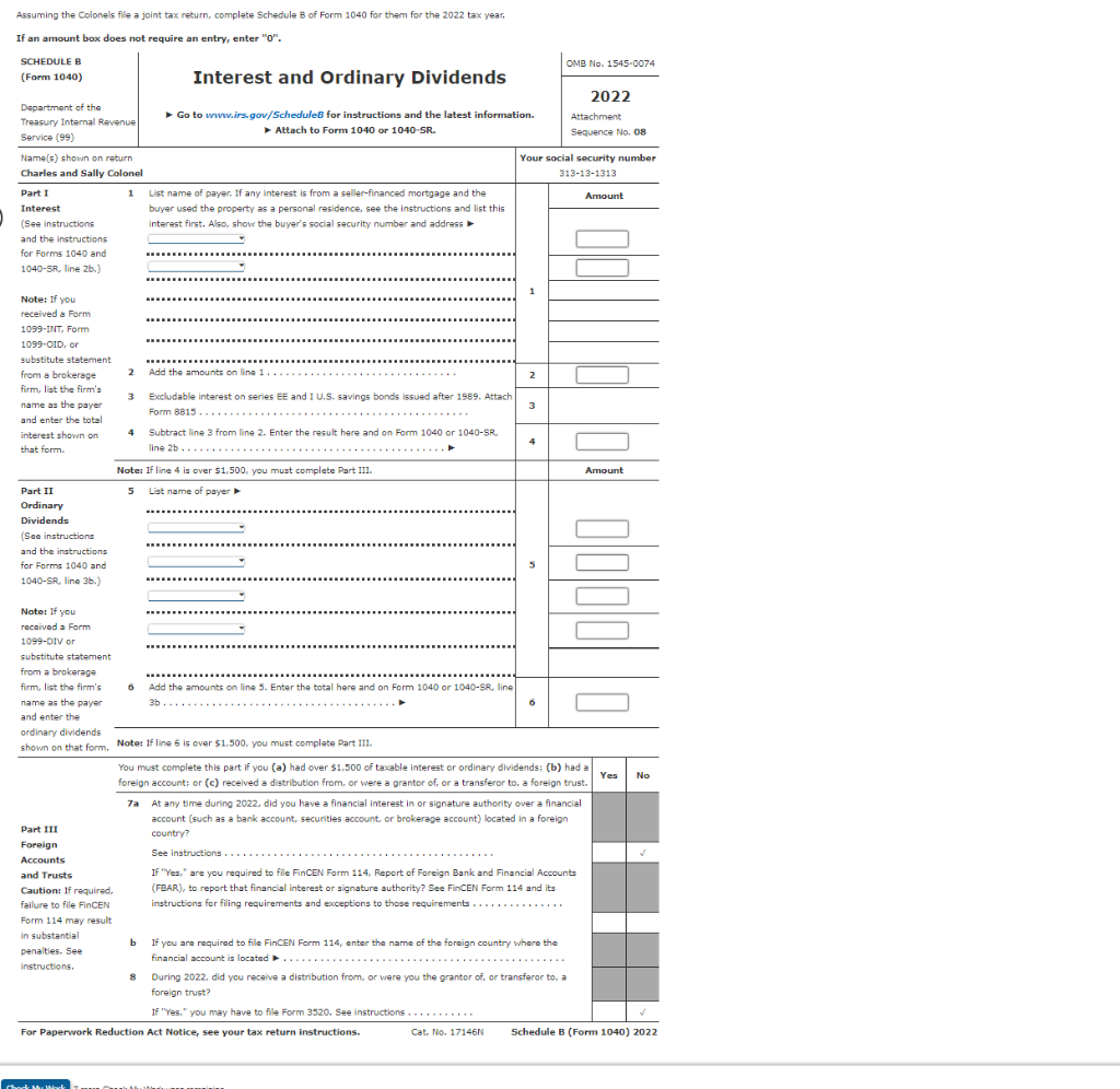 Interest Income and Dividend Income (LO 2.9, 2.10) | Chegg.com