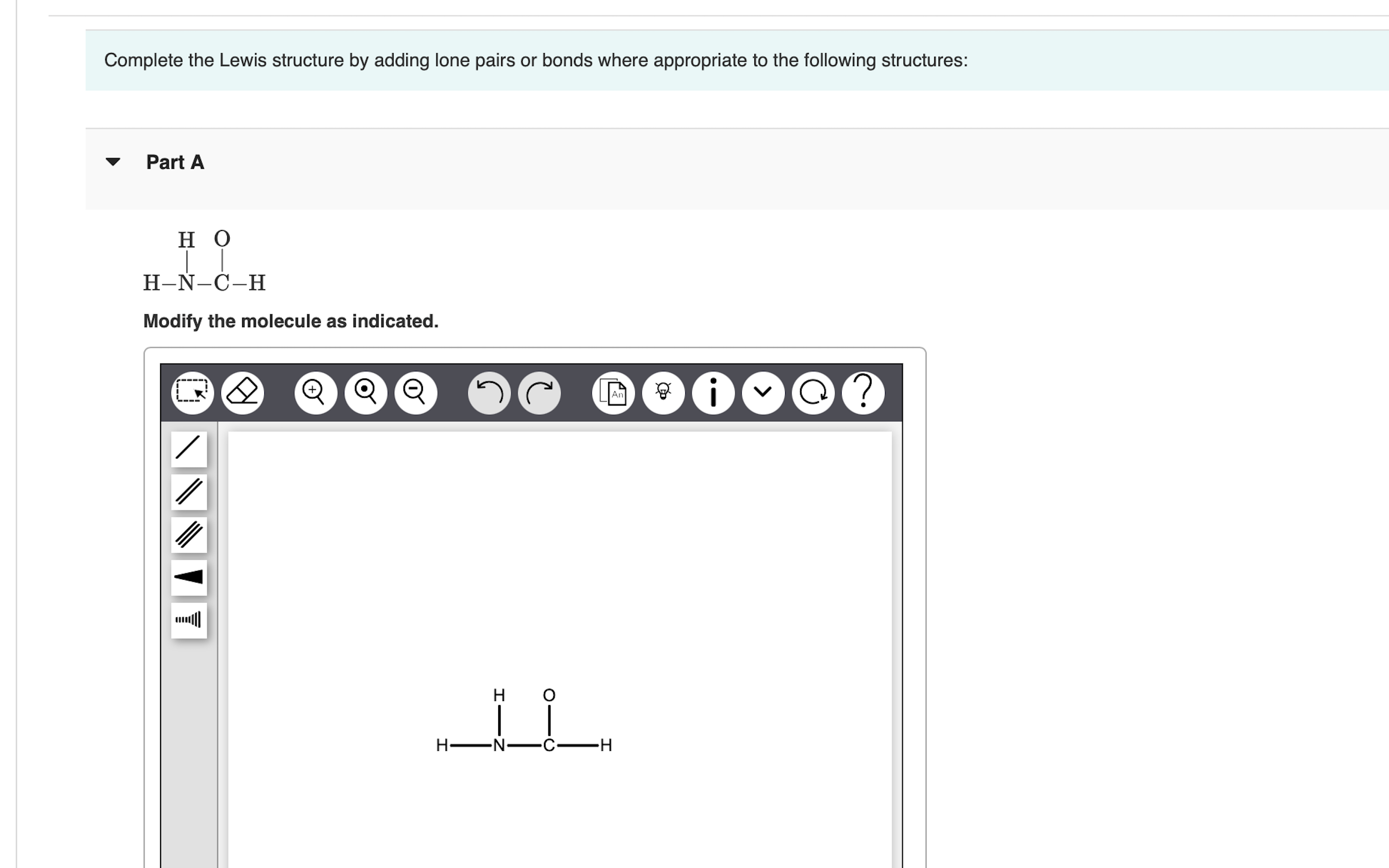 Solved Complete the Lewis structure by adding lone pairs or | Chegg.com