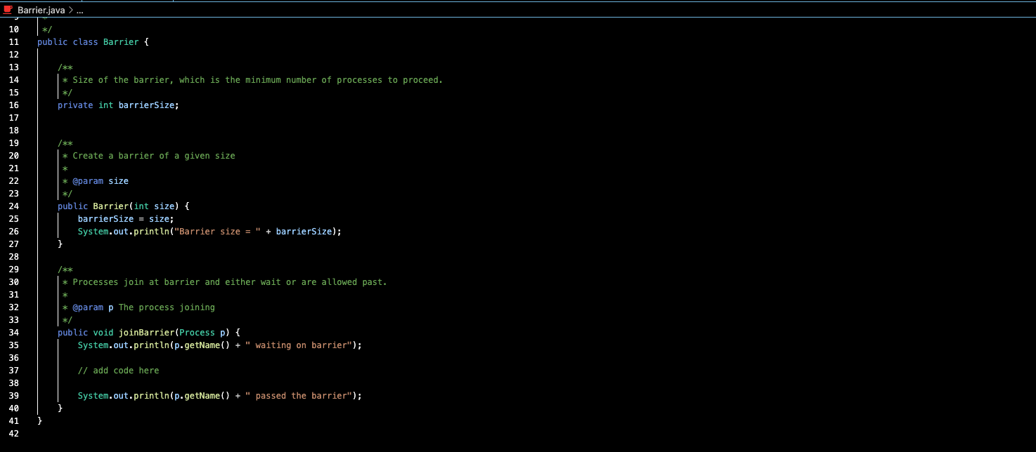 Solved Process.java public class Process implements | Chegg.com