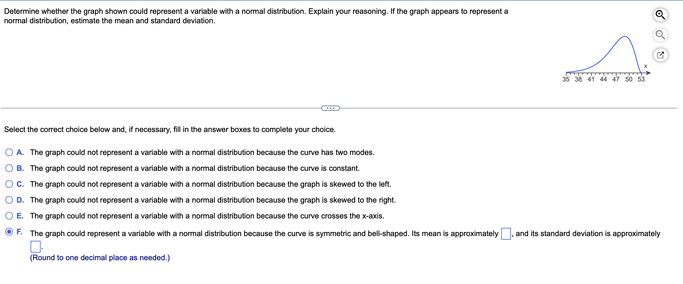 Solved Determine whether the graph shown could represent a | Chegg.com