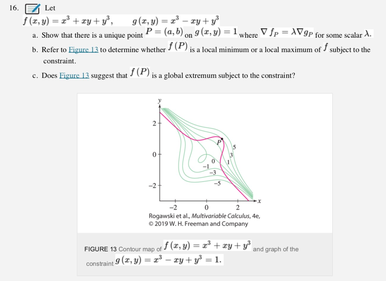 Solved 16. xyty Let f(x, y) = x3 + xy + y}, g(x, y) = x3 a. | Chegg.com