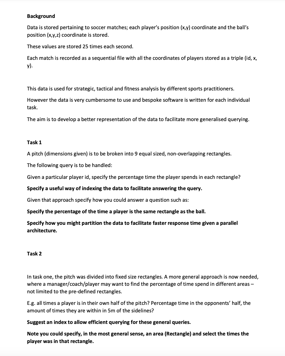 Solved IN RELATION TO DATABASE SYSTEMS BACKGROUND INFO | Chegg.com