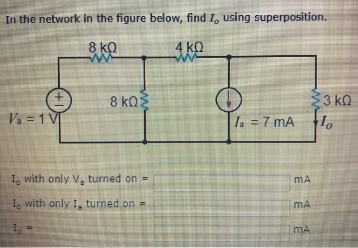 Solved 5.010) In the network in the figure below, find I0 | Chegg.com