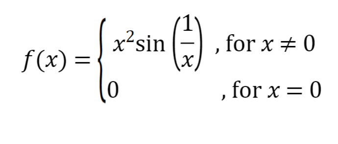 Solved Suppose f:R R is the function defined here: function | Chegg.com