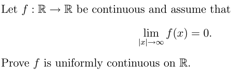 Solved Let ƒ : R → R be continuous and assume that lim f(x) | Chegg.com