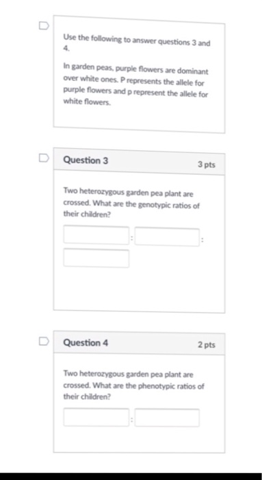 Solved Use the following to answer questions 3 and In garden | Chegg.com