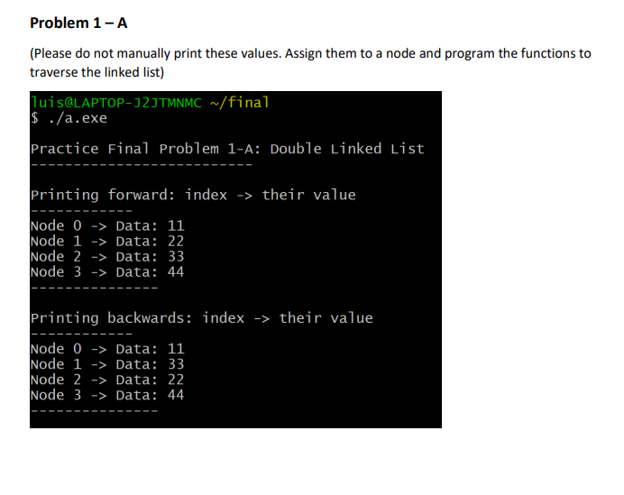Solved Problem 1-A (Please do not manually print these | Chegg.com
